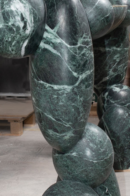 UTOPIA CONSOLE GREEN MARBLE – Bohinc Studio